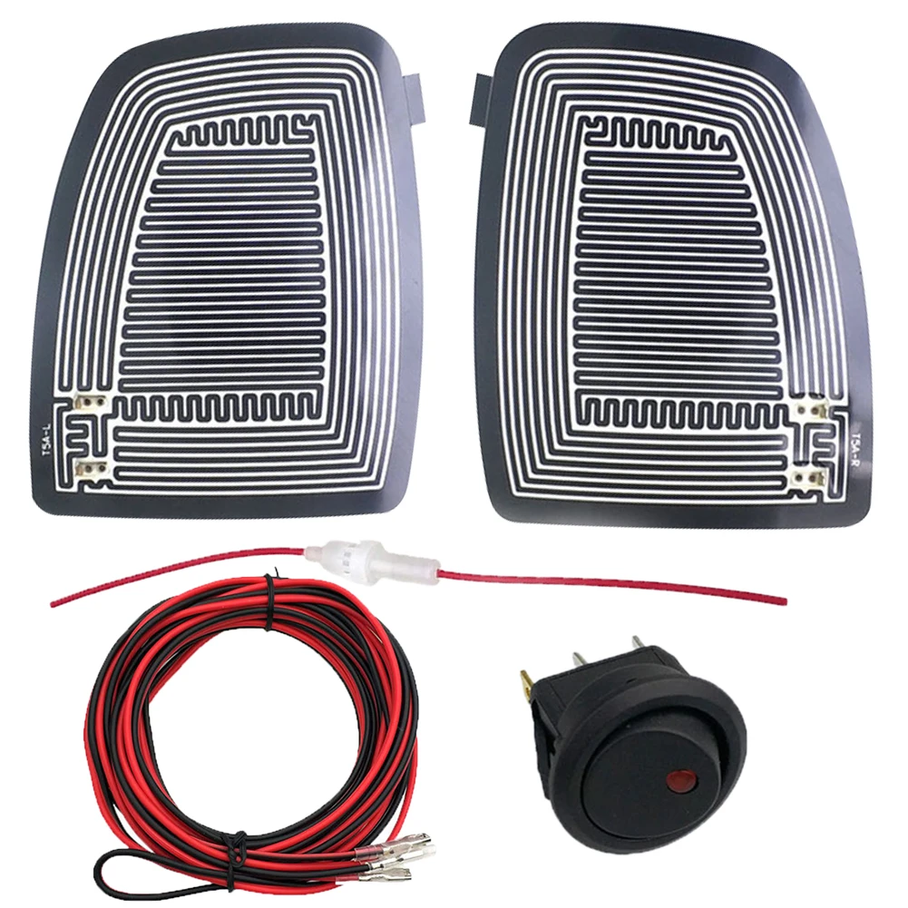 Car-Mirror-Heating-DC-12V-Pad-Quick-Warm-Heated-Mirror-Defogger-Quick ...