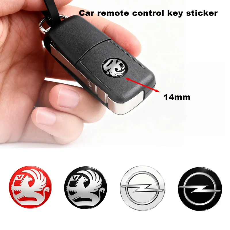 car remote key badge and key sticker with car logo sticker For Vauxhall ...