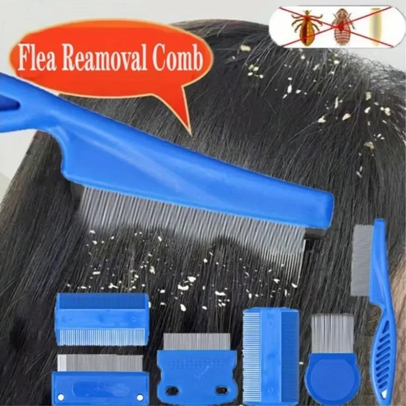 3/6Pcs Set Dandruff Combs Lice Comb Easily Removes Eggs Lices Combs ...