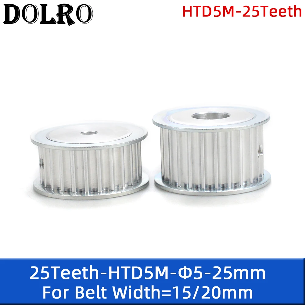 Htd5m Pulley 25t Width 35 | Pulleys Timing 15mm Htd5m | Htd 5m 25t ...