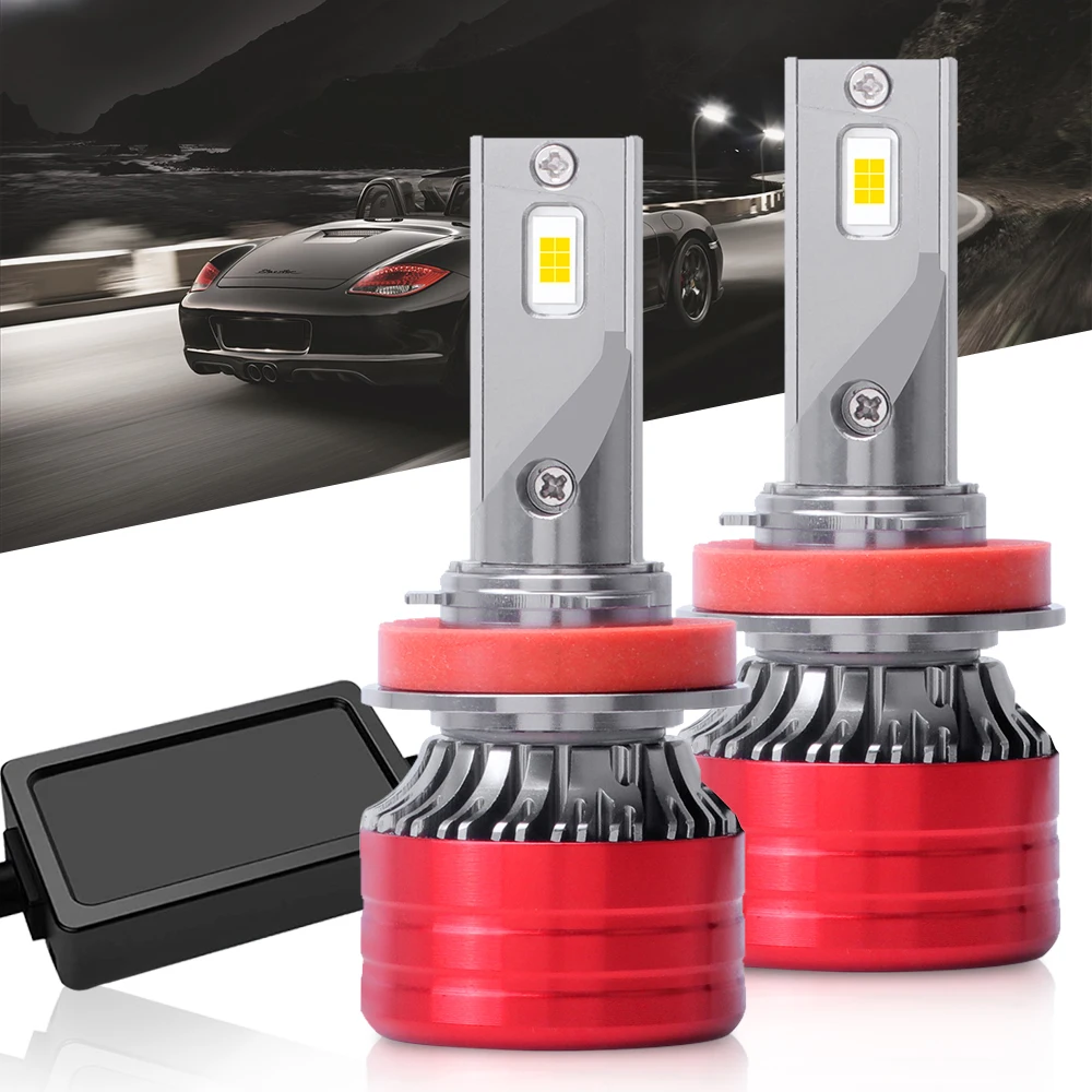 2pcs Car Headlight Auto Headlamp 6000K White H4 H7 H1 HB3 HB4 9005 9006 ...