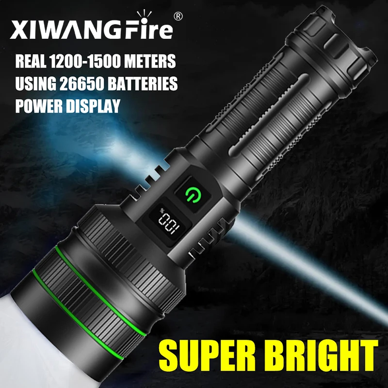 Super-Long-Range-Tactical-Torch-High-Power-LED-Flashlight-USB ...