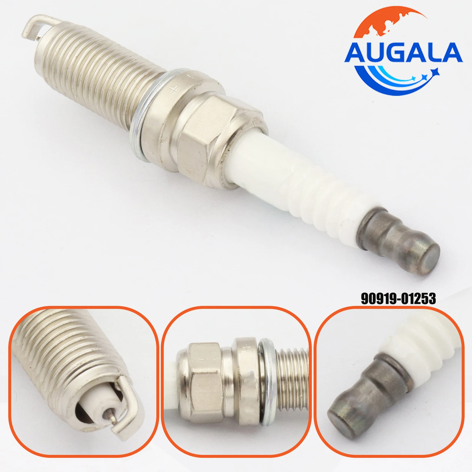 AUGALA-Spark-Plugs-90919-01253-SC20HR11-For-Toyota-Corolla-Prius-RAV4 ...