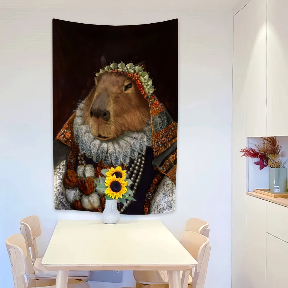 Funny-Animal-Tapestry-Capybara-Meme-Printed-Cute-Aesthetic-Room ...