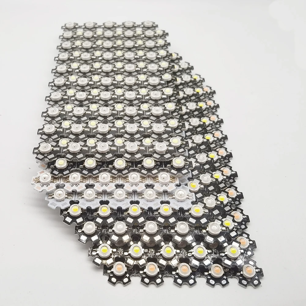 LEDs High Power 3W - Alta Potencia PCB (Blanco, Azul, Verde...)