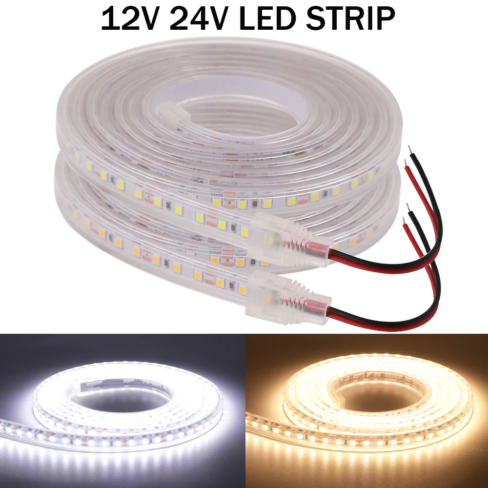 IP67-Waterproof-LED-Strip-Light-12V-24V-2835-120Leds-m-Flexible-LED ...