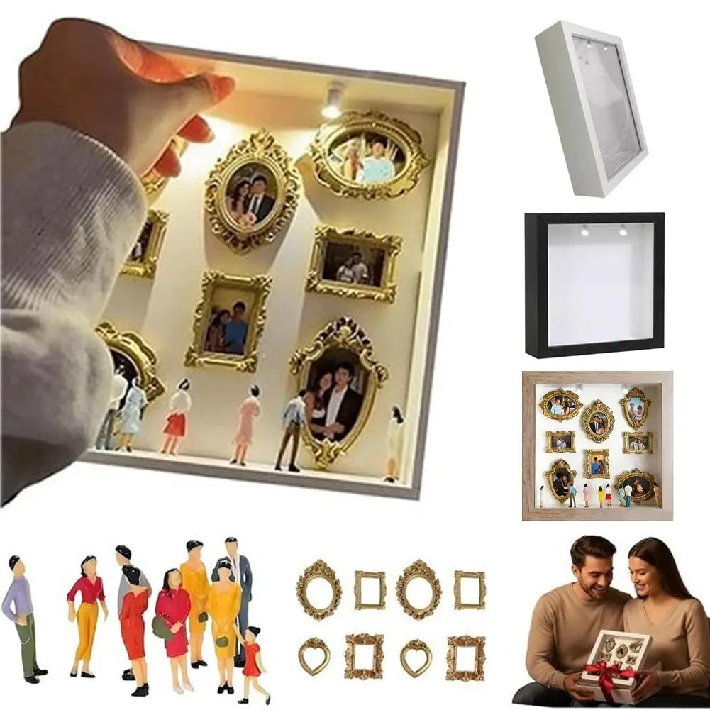 Mini Museum Photo Album Creative Memory Display Kit With Gold Photo ...