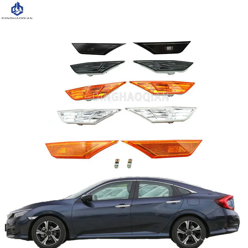 Fender Side Leaf Lamp para HONDA CIVIC, Marker Turn Signal Light, FC1 ...