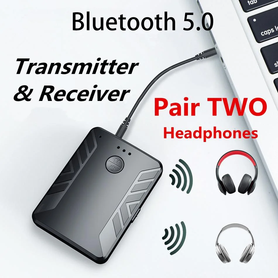 Bluetooth-5-0-Receiver-Transmitter-3-5mm-AUX-Wireless-Stereo-Music ...