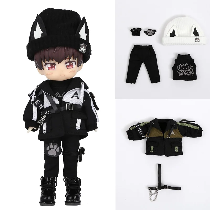 New OB11 Doll Clothes Cute Hat Vest Pants Suit Coat or Shoes for Molly ...