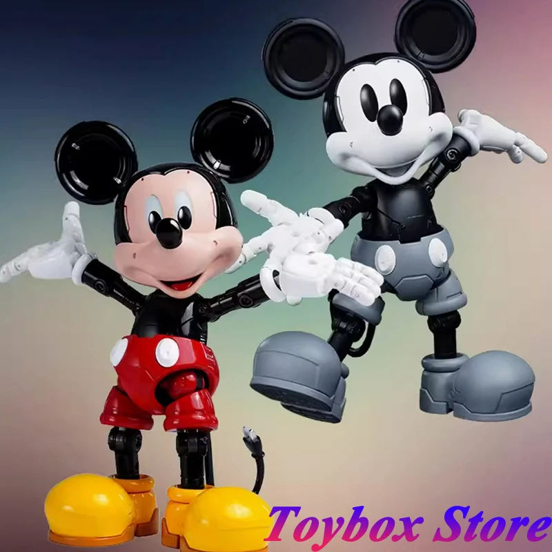 HEATBOYS-Disney-Anime-Mickey-Mouse-Simulation-Mini-19cm-Black-White ...