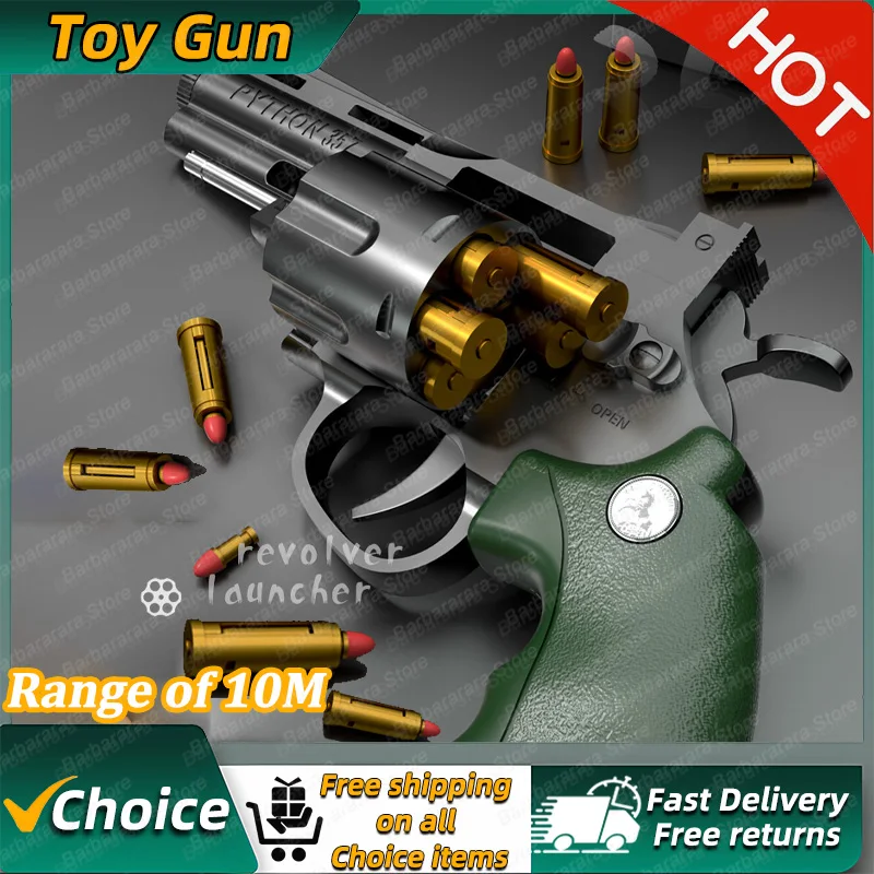 Magnum-ZP5-Revolver-Firing-Toy-Gun-para-Crian-as-357-Pistola-Boy-s-Soft ...