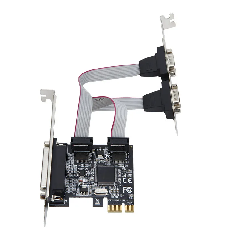 PCI-E-Serial-Parallel-Port-Card-PCIE-1-and-2-Serial-COM-Port-RS232 ...