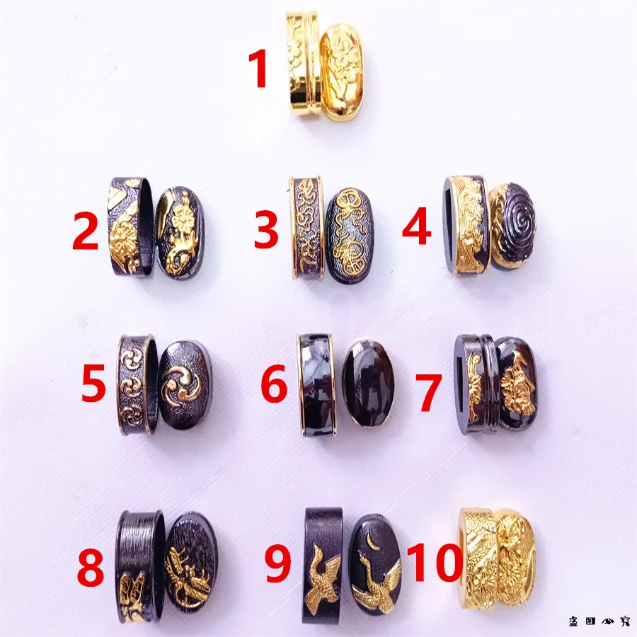 Fuchi Kashira | Sword Fitting | Tsuka - Alloy Japanese Katana Sword ...