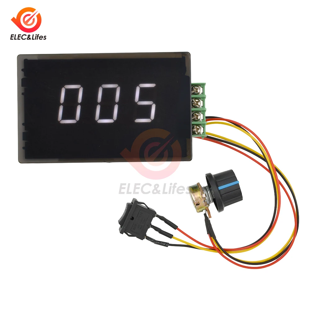 LCD-Digital-Display-0-100-adjustable-DC-6-60V-0-20A-DC-Motor-Speed ...