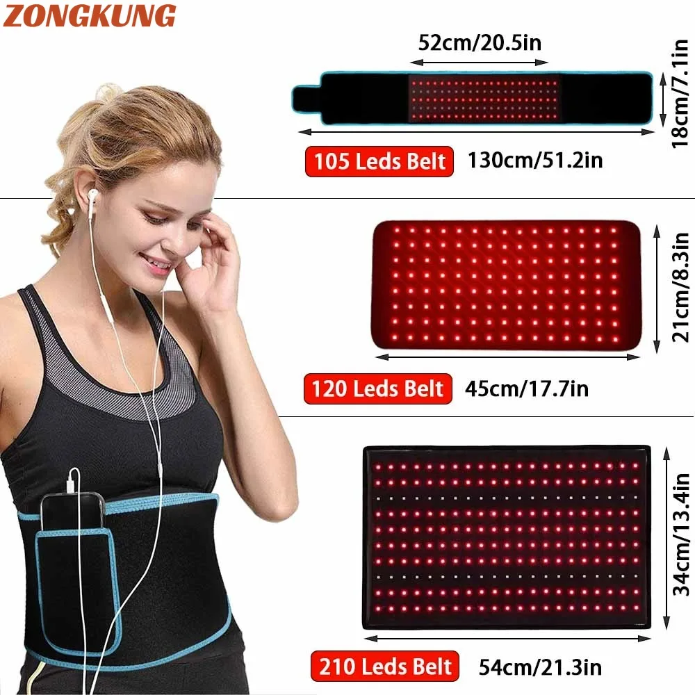 Red-Light-Belt-Infrared-Light-Wrap-Red-Light-for-Body-with-Timer-for ...