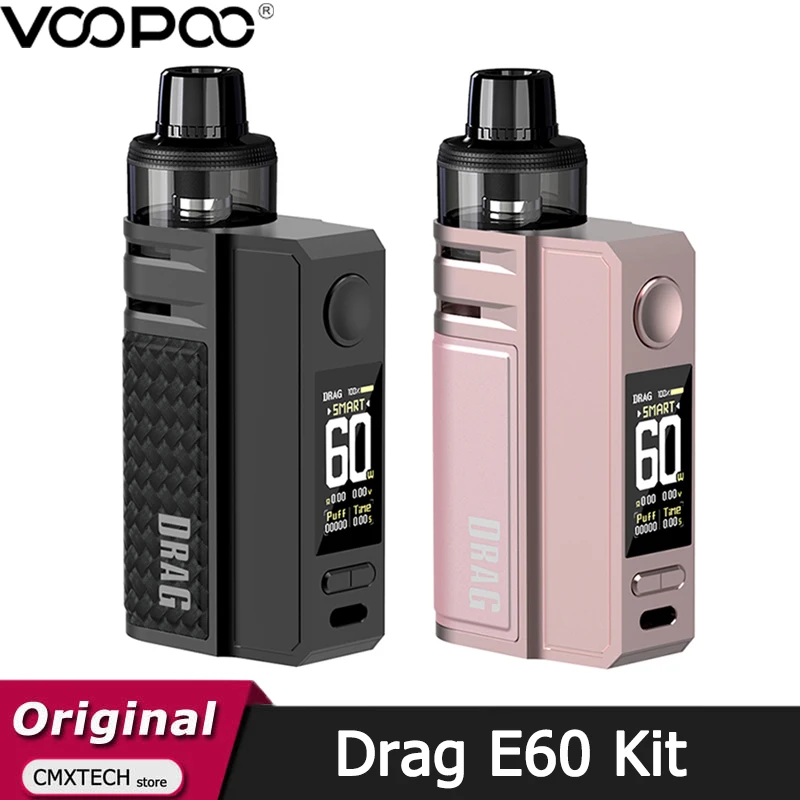 Original-VOOPOO-Drag-E60-Kit-60W-Electronic-Cigarette-Vape-2550mAh ...