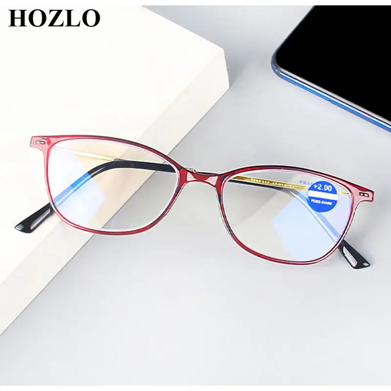 New-TR90-Women-Simple-Anti-Blue-Ray-Reading-Glasses-Magnifier-Men ...