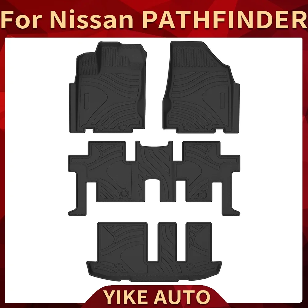 For Nissan PATHFINDER 2013-2020 Auto Car Floor Mats All-Weather TPE ...