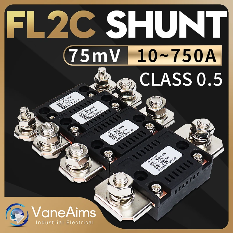 VaneAims-FL-2C-Shunt-300A-150A-100A-75A-50A-30A-10A-75mV-DC-Ammeter ...