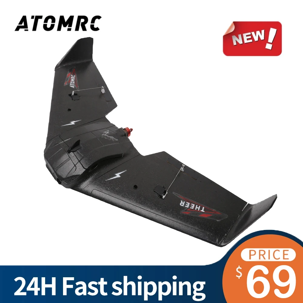 AtomRC-Theer-Bat-Delta-Wing-High-Speed-Destac-vel-Flight-Kit-vers-o-FPV ...