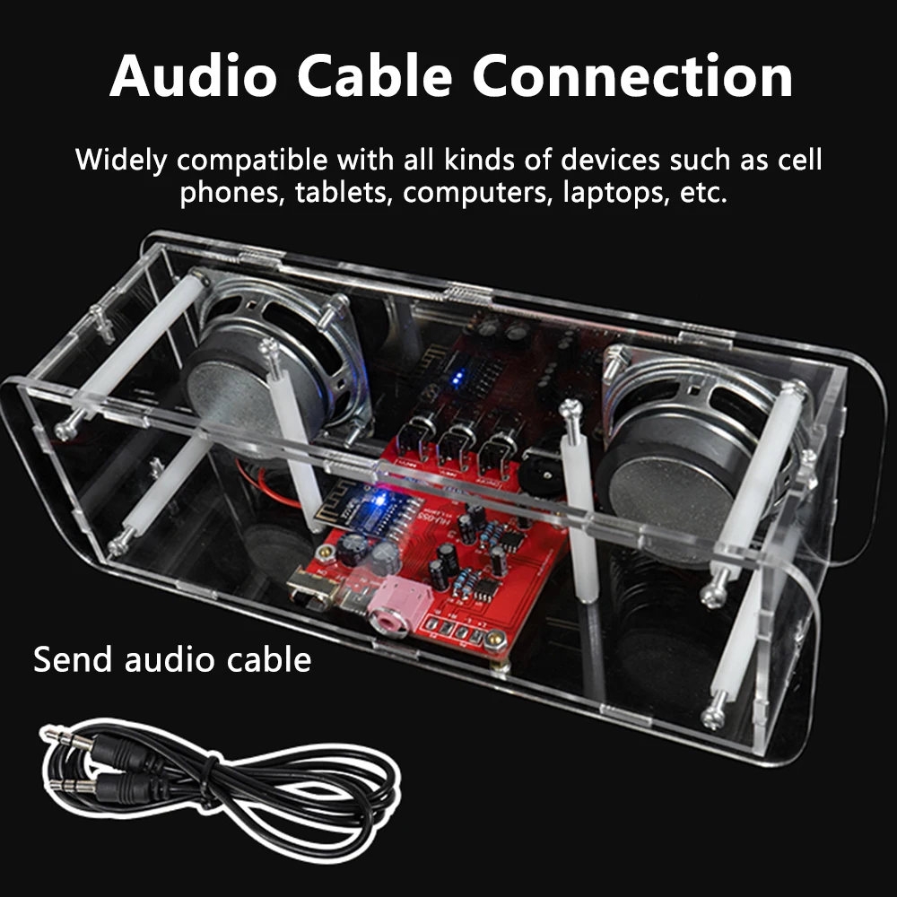 3W-2-Dual-Channel-Amplifier-Kit-Speaker-DIY-USB-Stereo-Power-Amplifier ...