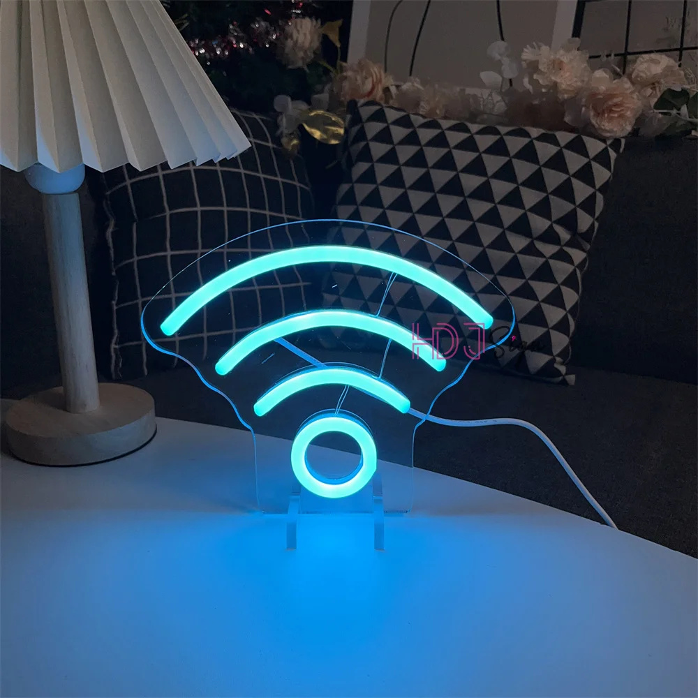 Wifi Custom Led Neon Lights Sign Art Wall Hanging Neon Lights Led Sign ...