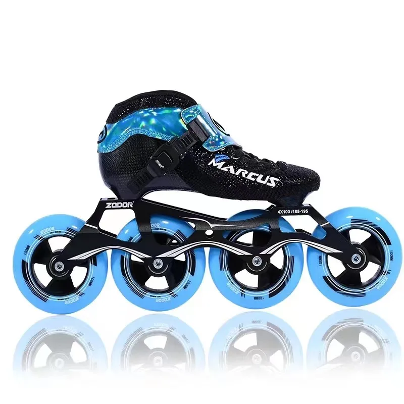 ZODOR-Cool-Gray-Blue-Pink-Inline-Speed-Skates-Patines-for-Adults-Male ...