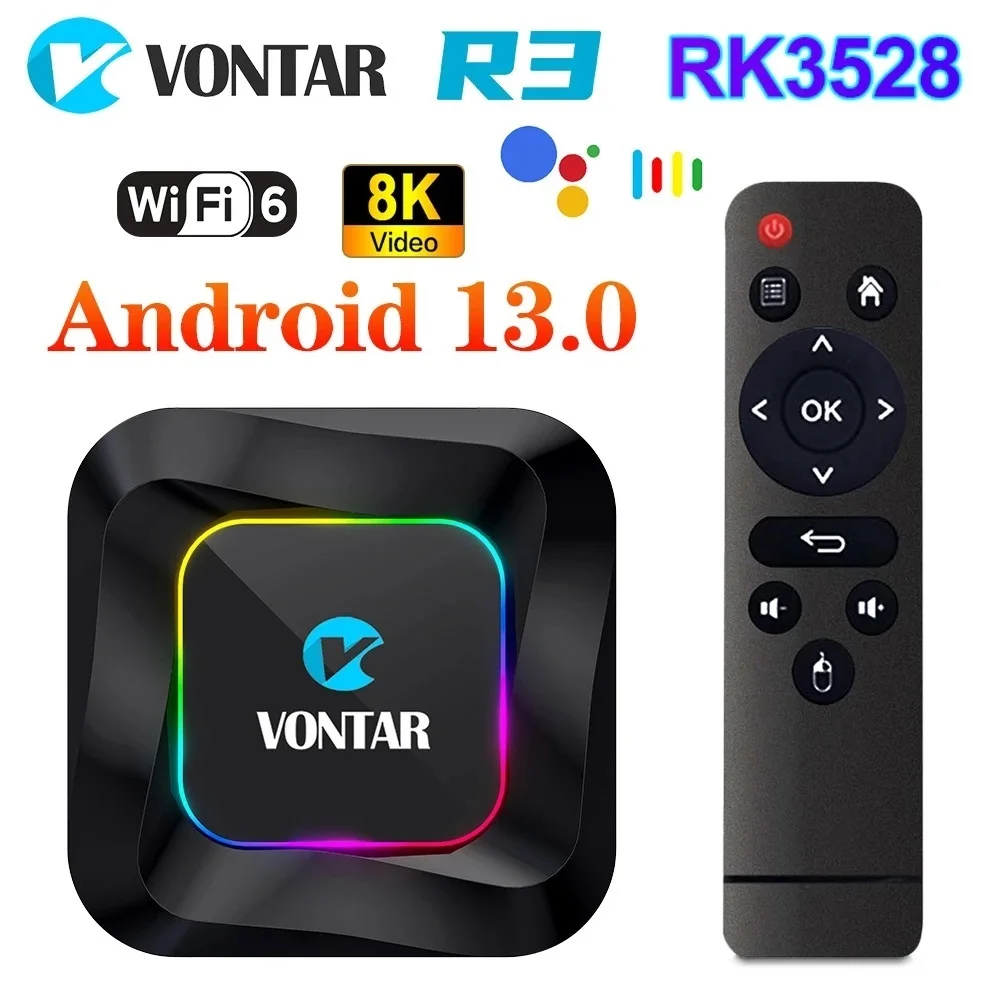 VONTAR-R3-TV-Box-Android-13-Rockchip-RK3528-Quad-Core-Cortex-A53 ...