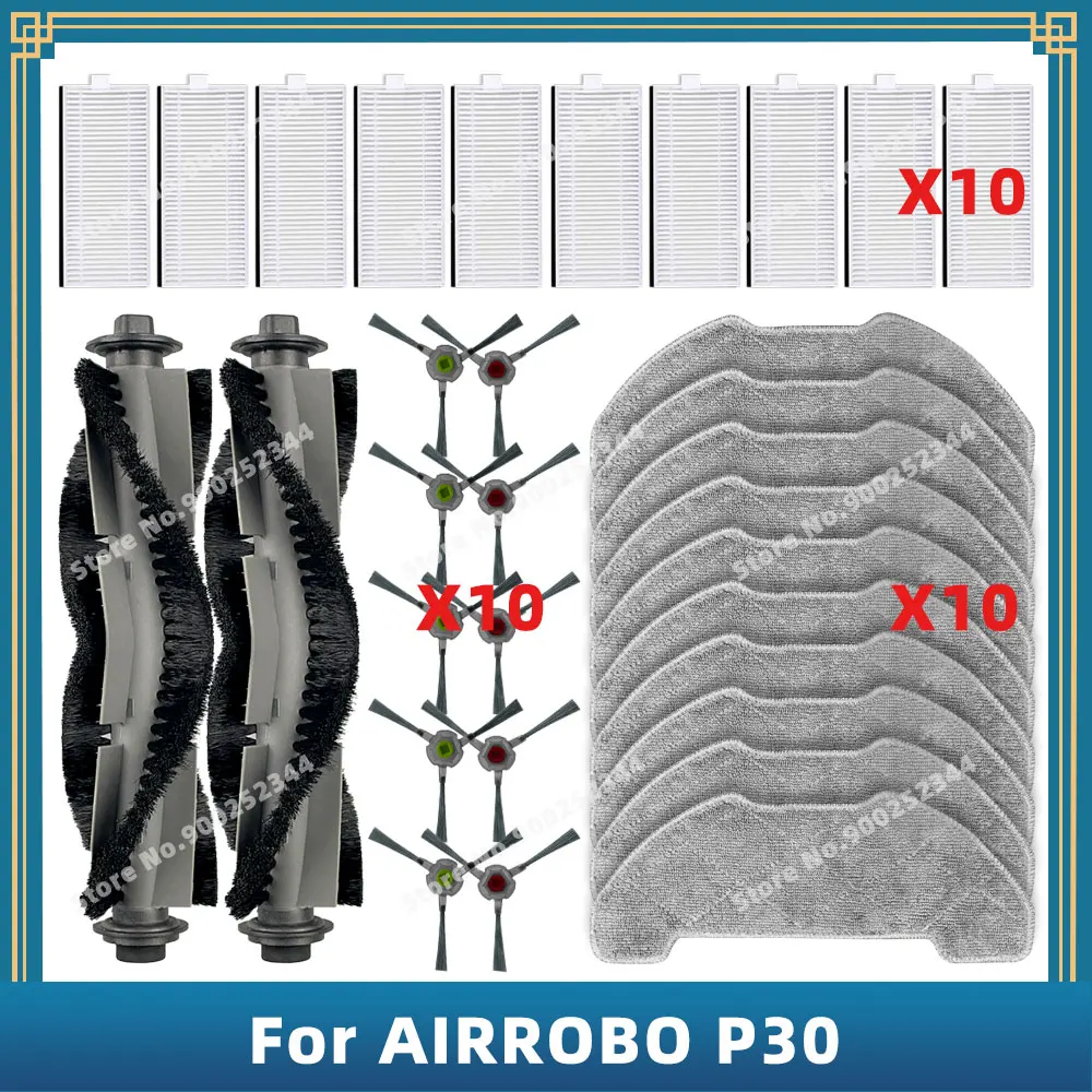 Compatible For AIRROBO P30 Replacement Parts Accessories Main Side ...
