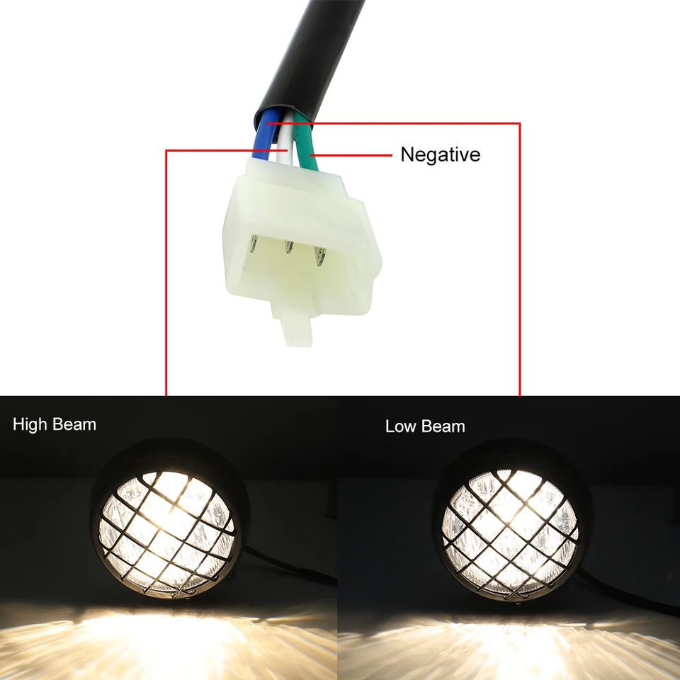 Yamaha Banshee Headlights (1987-2006) - Direct Fit Replacement Pair For ...