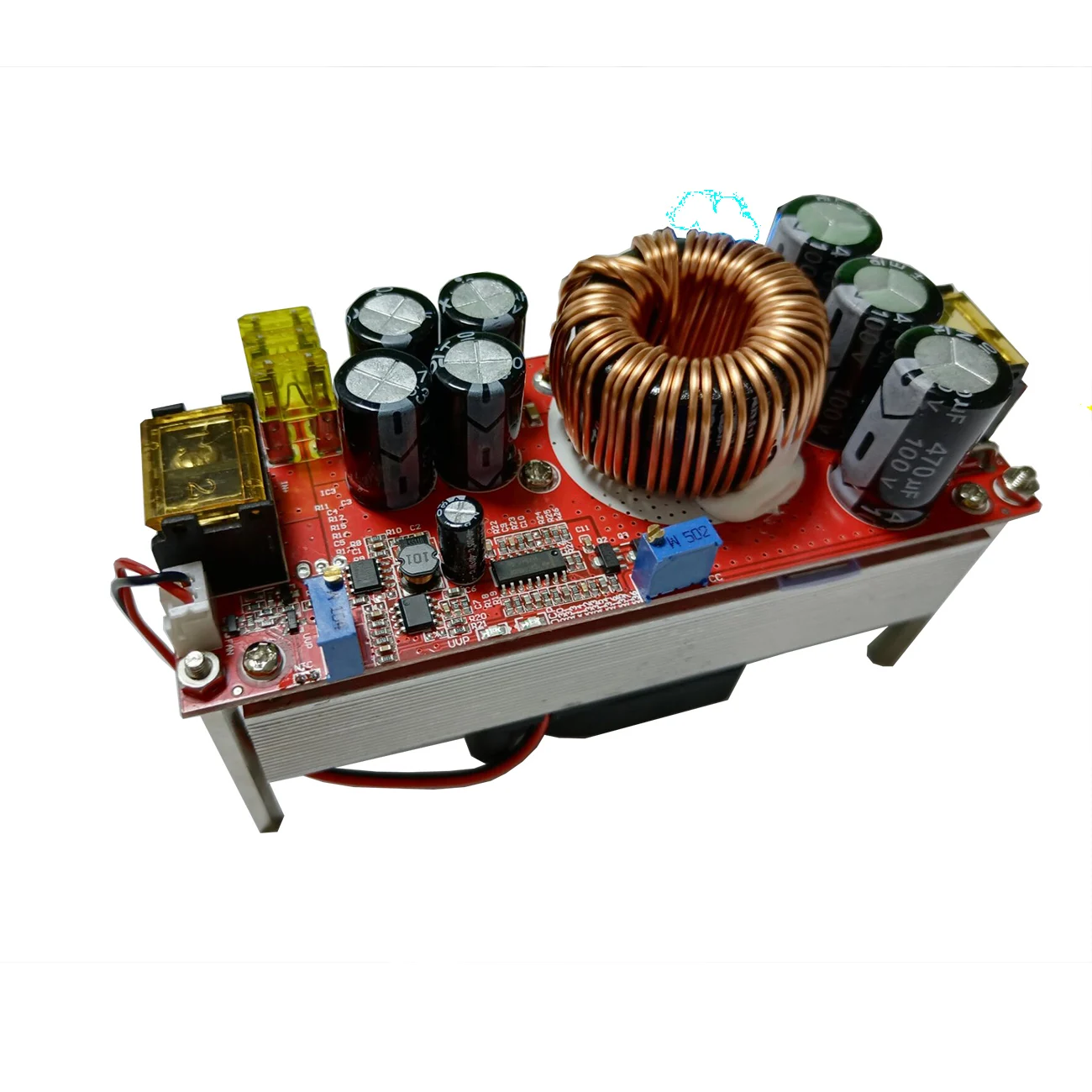 1800W Input 40A DC-DC DC Constant Voltage Constant Current Boost Converter Boosts 10-60V By Fan ...