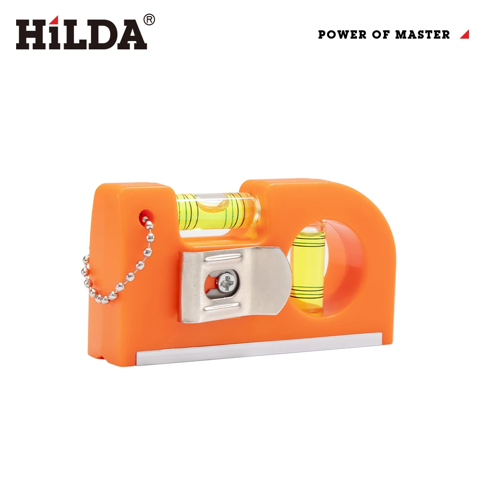 HILDA Pocket Spirit Level Bubble 2 Bubble Spirit Leveler With Magnet ...