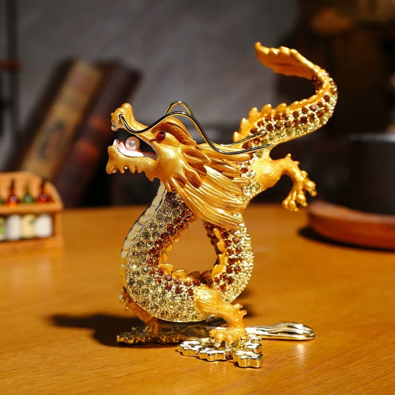 Chinese Dragon Design Gold