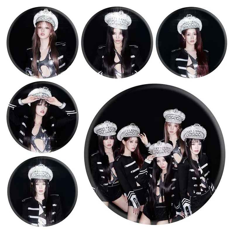 KPOP-G-I-DLE-Keychain-Pingente-Badge-Mirror-YUQI-SoYeon-MINI-ShuHua ...