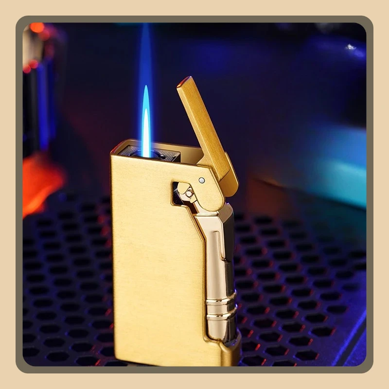 New Special-shaped Windproof Lighter Side Mechanical Ignition Alloy ...