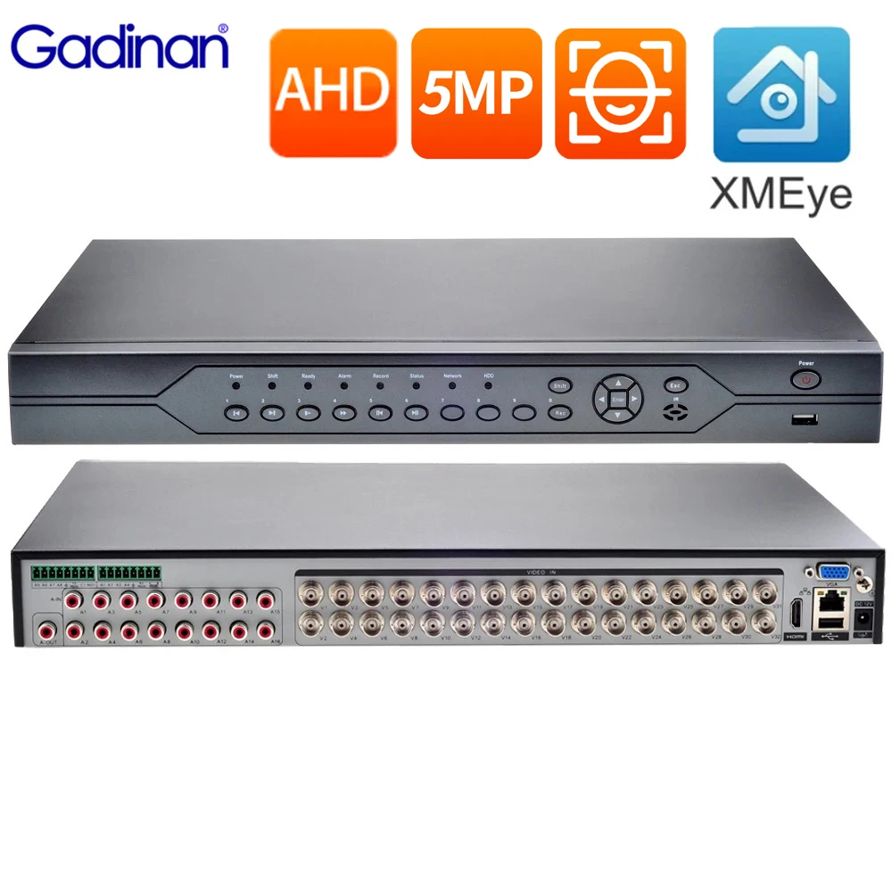 Gadinan-Outdoor-CCTV-32CH-AHD-DVR-5MP-6-in-1-Coaxial-Hybrid-NVR-P2P ...
