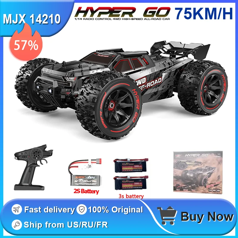 MJX-14209-14210-Remote-Control-Car-4WD-Off-road-Racing-RC-Truck-HYPER ...