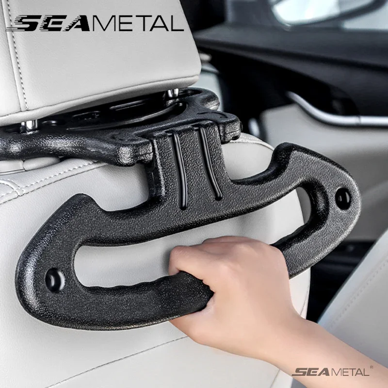 SEAMETAL-Universal-Car-Coat-Hanger-Back-Seat-Headrest-Coat-Clothes ...