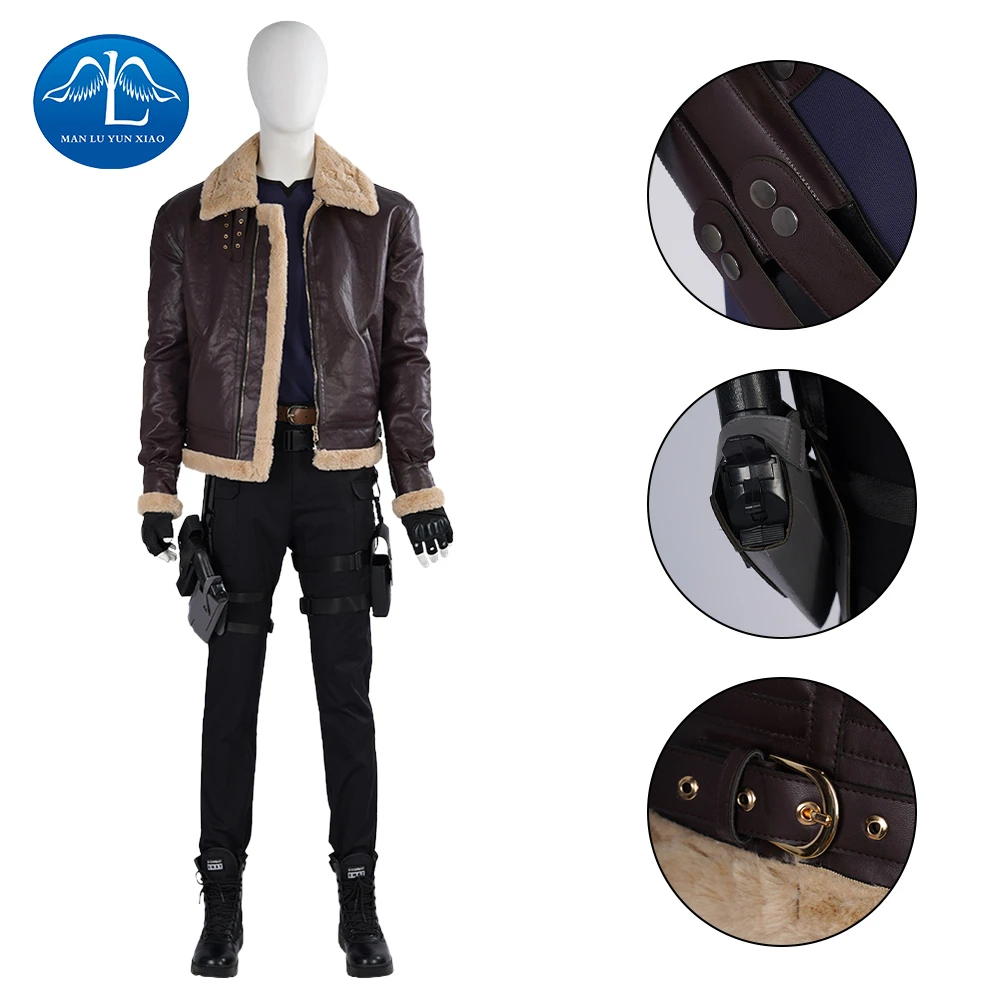 DMC4 Remake Custome Leon Scott Kennedy Cosplay t shirt Custome Remake ...