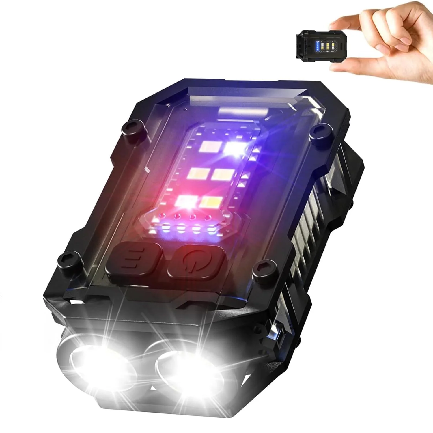 Mini-Clip-Keychain-Flashlight-Rechargeable-LED-Magnetic-Keychain ...