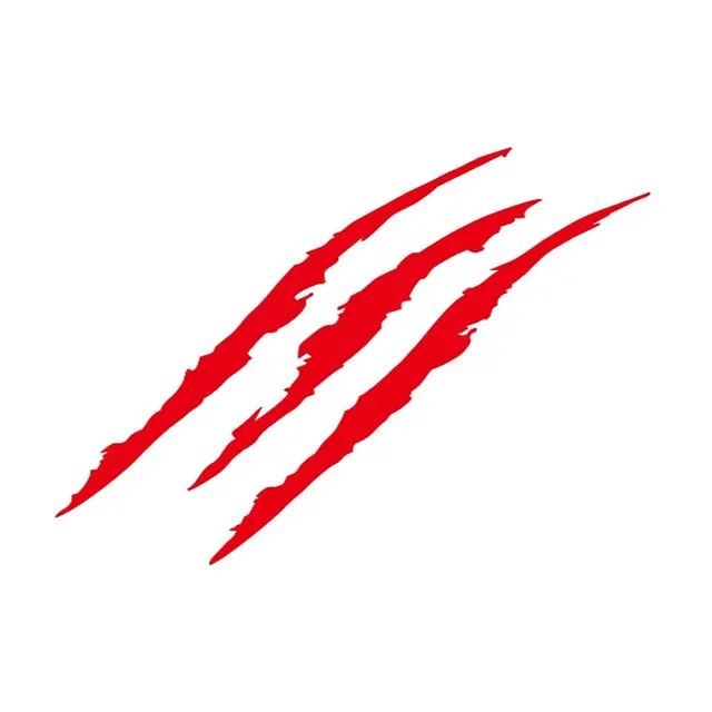 Car Monster Claw Scratch Decal Reflective Sticker For Car Auto ...