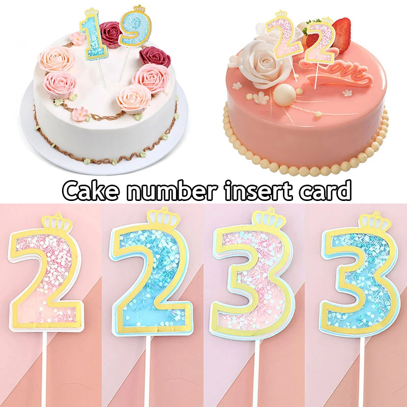Number 4 Birthday Cake Clipart