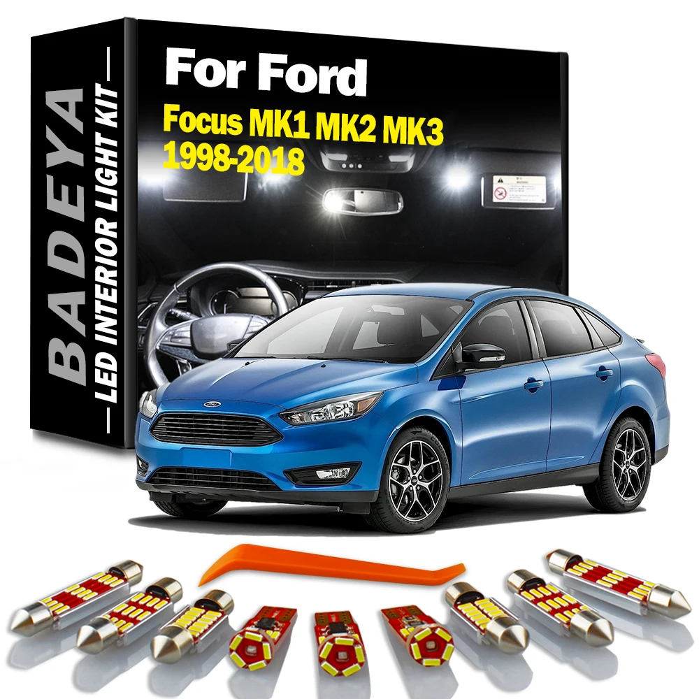 BADEYA-Canbus-LED-Bulbs-Interior-Map-Dome-Light-Kit-For-Ford-Focus-MK1 ...