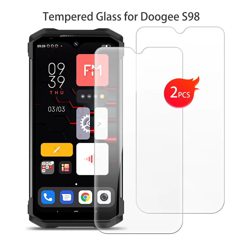 Tempered Glass Smart Phone Cover Film | Phone Screen Protector Doogee ...