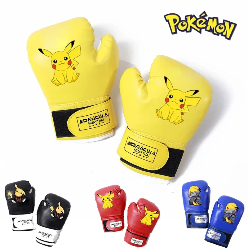 Pokemon-Pikachu-Kids-Children-Boxing-Gloves-Professional-Breathable ...