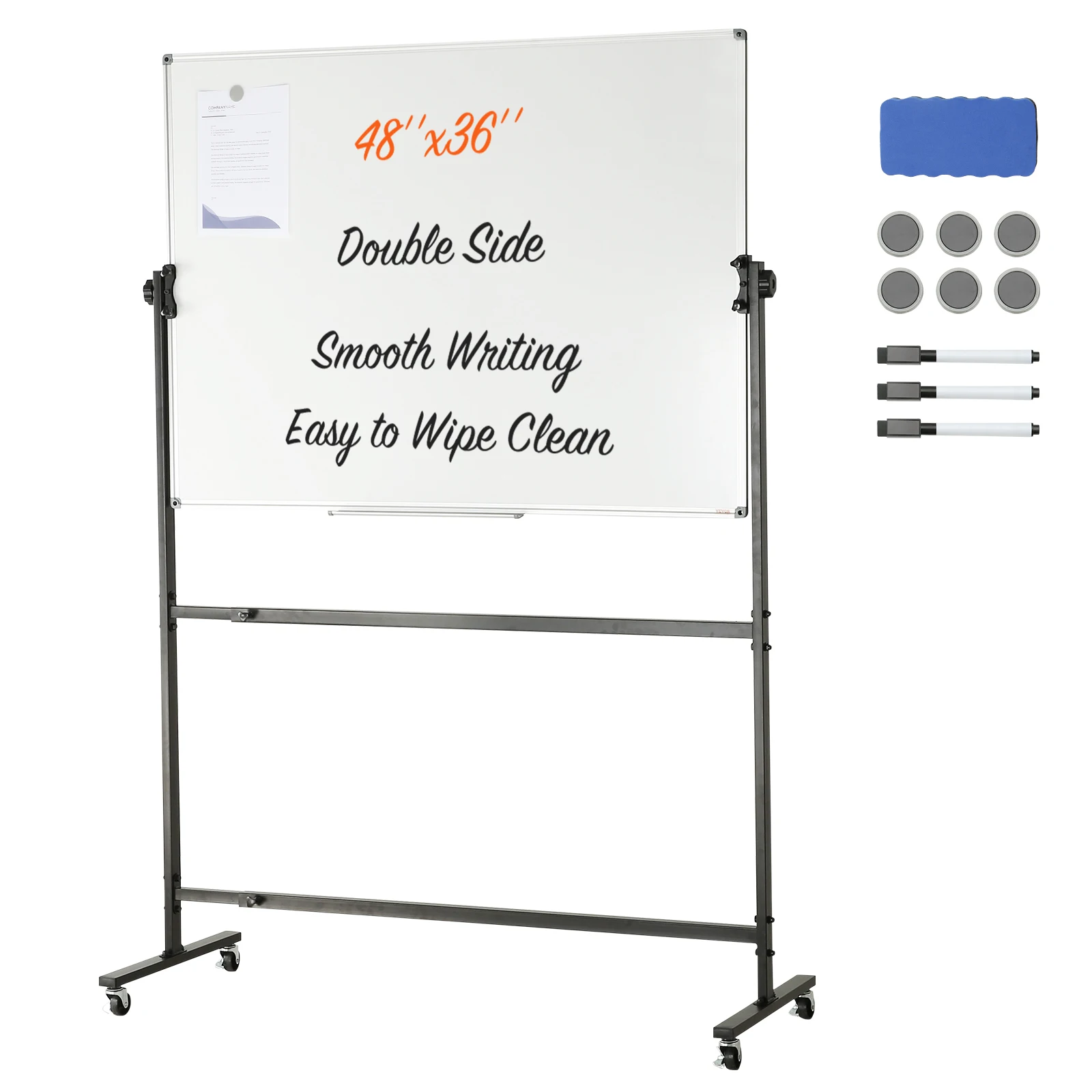 Best Whiteboard Sizes for Office: Why the VEVOR Rolling Magnetic ...