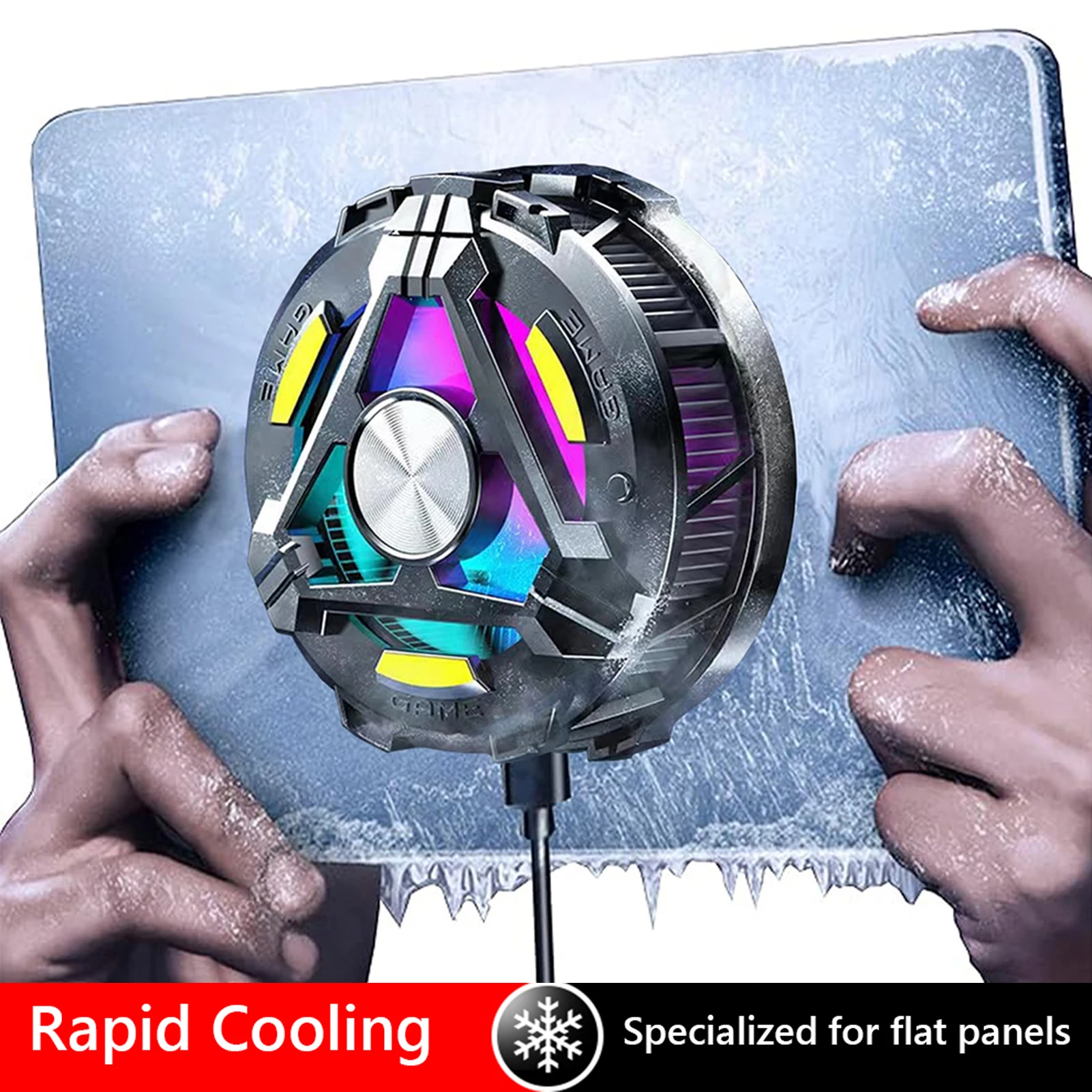 X42-Magnetic-Cooling-fan-for-iPad-tablet-Dedicated-radiator-With-LED ...