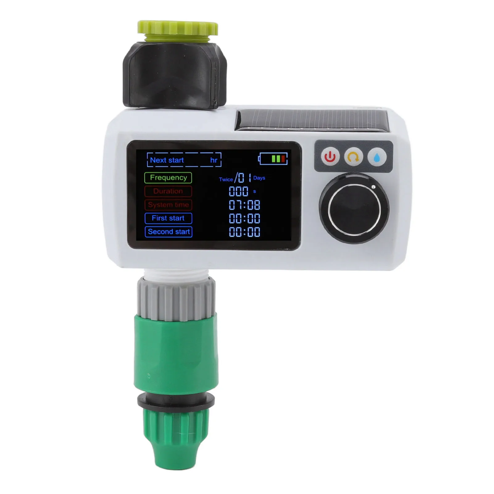 Solar-Sprinkler-Timer-Solar-Rain-Sensing-Automatic-IP68-Waterproof-Real ...