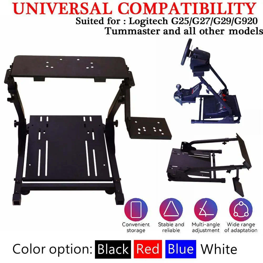 Foldable Steering Wheel Stand Racing For Thrustmaster Logitech G29 G920 ...